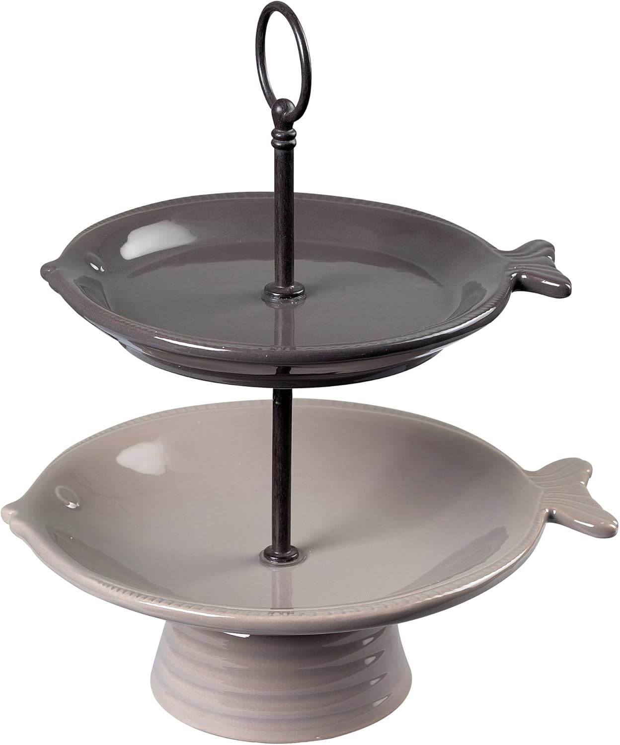 Amazon.com: Sterling Home Ceramic and Metal Shaped Cookie, Dinner Mint ...