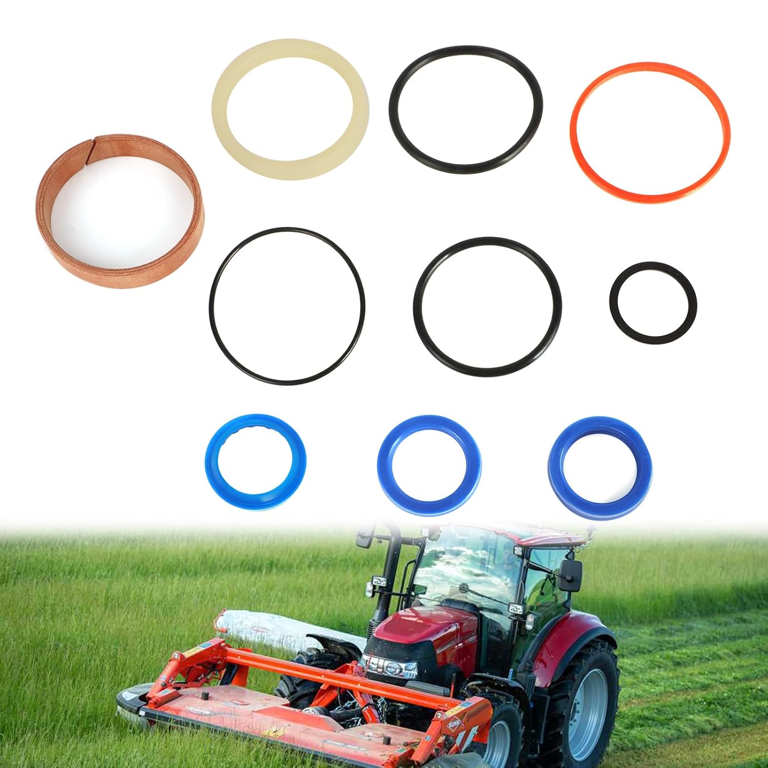 WIKIBB Hydraulic Cylinder Seal Kit for KUHN GMD 700 Disc Mower, Seal ...