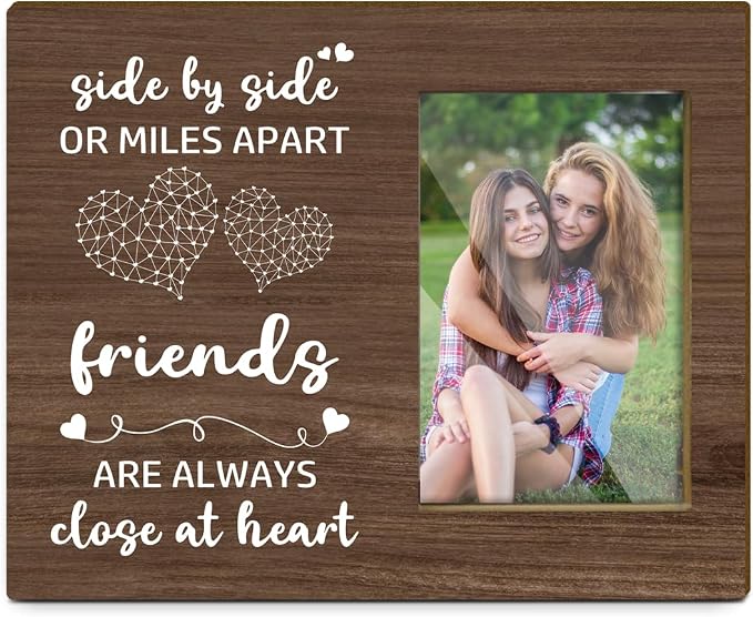 Amazon.com - GOODBANER Friends Picture Frame Sister Birthday Friendship ...