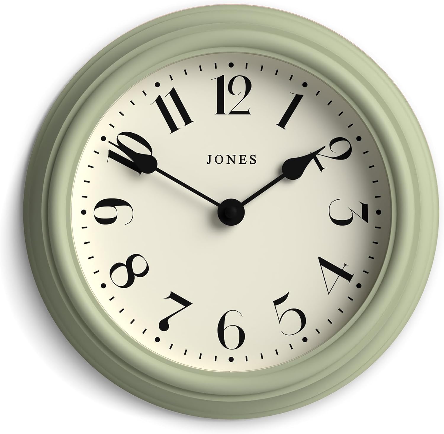 Jones Clocks® Frieze wall clock | Small elegant classic round clock ...