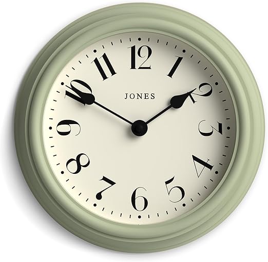 Jones Clocks® 'Frieze' wall clock – small round contemporary classic ...