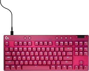 Amazon.com: Logitech G PRO X TKL Rapid Tenkeyless Wired Gaming Keyboard ...