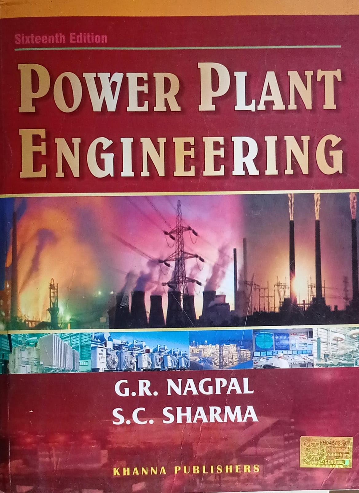 Amazon.in: Buy Power Plant Engineering By GR Nagpal SECOND HAND BOOK NVB+++ Book Online at Low ...