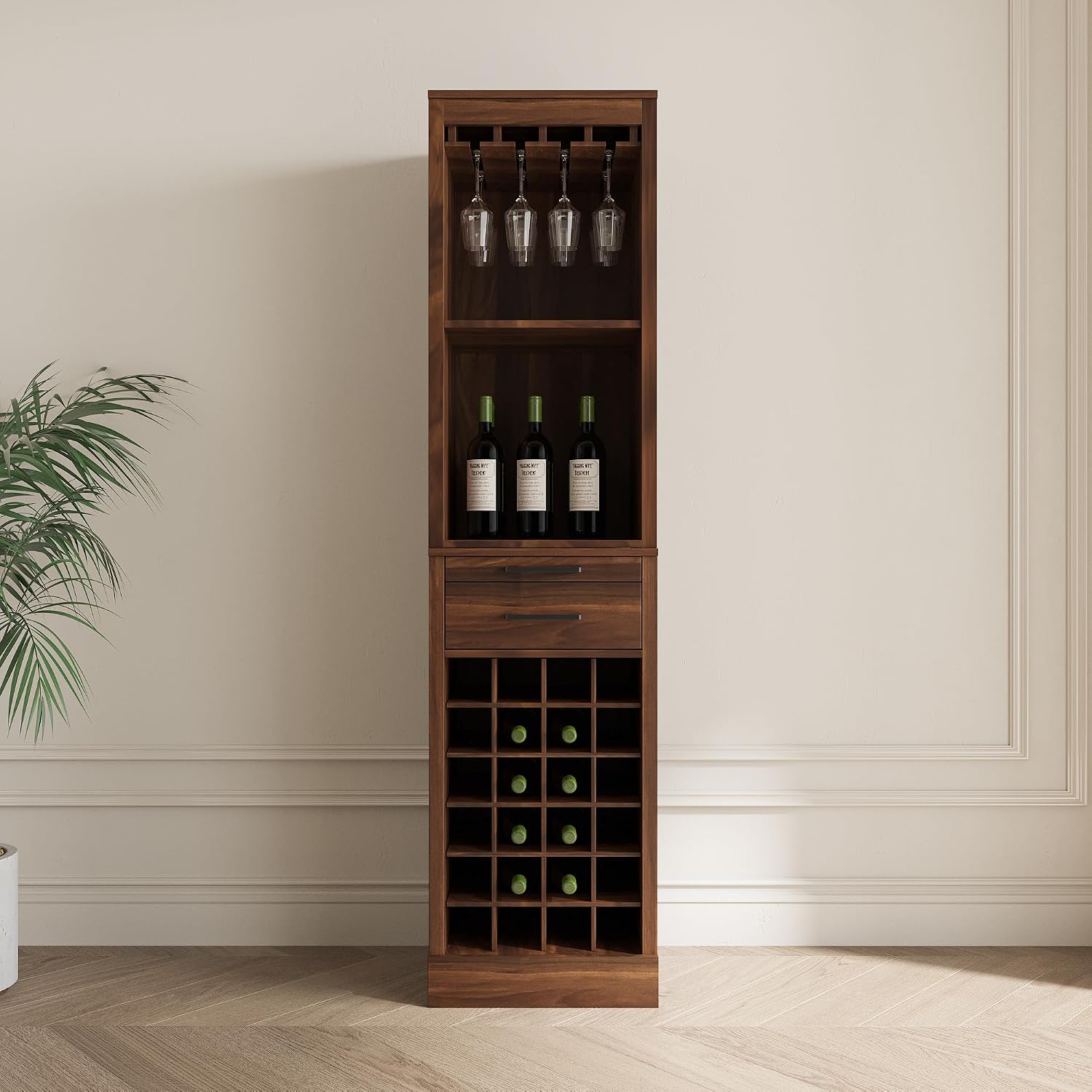Amazon.com: Holaki 2-Piece Modular Bar Cabinet Set, Kitchen Hutch ...