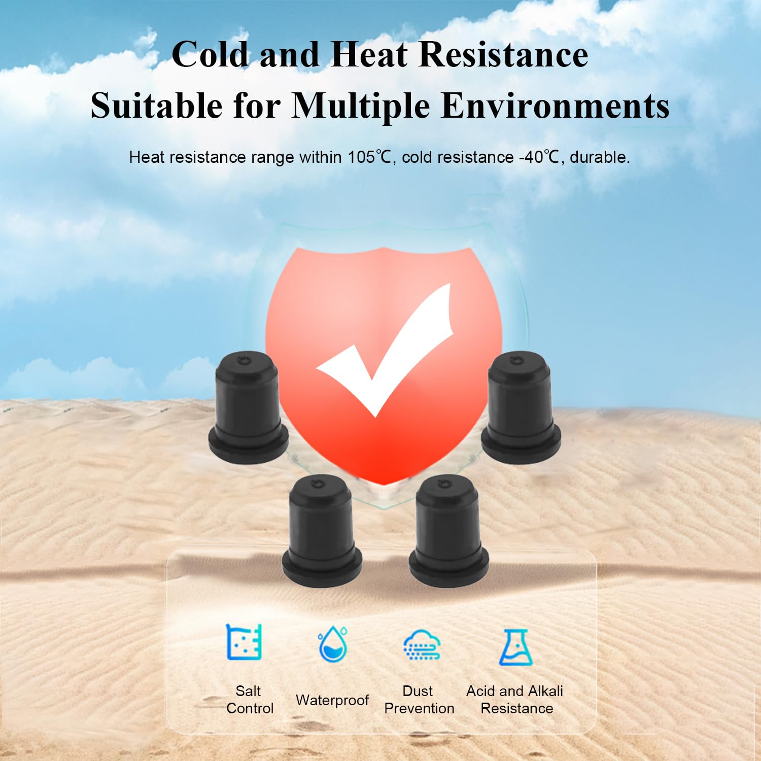 Snapklik.com : SPR-120 Rubber Stopper 12mm Dia Seal Hole Insert Stopper ...