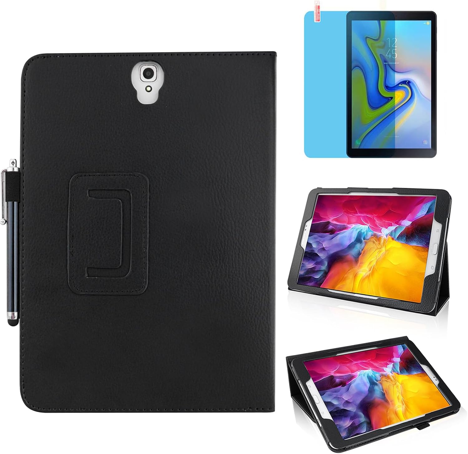 Amazon.com: Slim Leather Case for Samsung Galaxy Tab S4 10.5 Inch 2018 ...