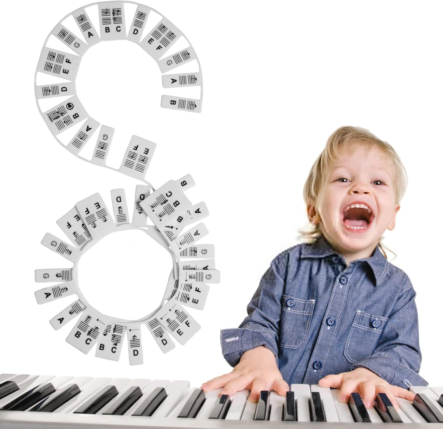 Removable Piano Keyboard Note Labels, Silicone Piano Philippines | Ubuy