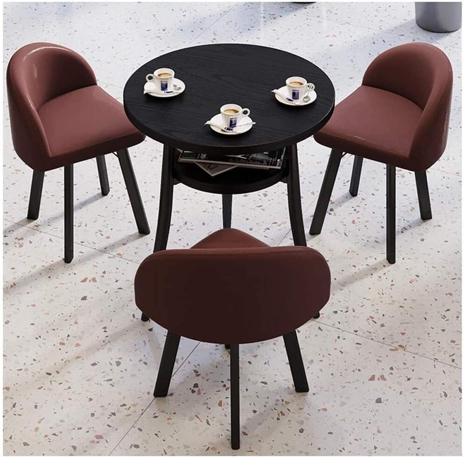 Amazon.com: Office Conference Table, Table and Chair Set of 2 Nordic ...