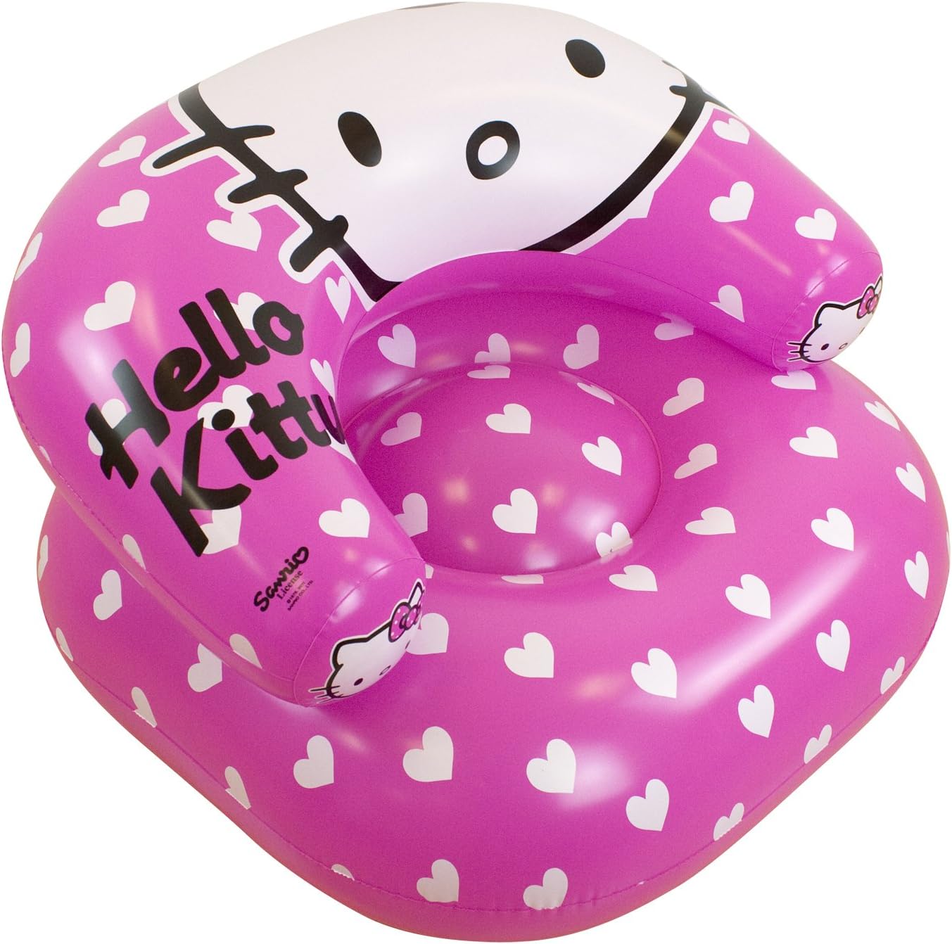 Character World Hello Kitty Hearts Inflatable Moon Chair : Amazon.co.uk ...
