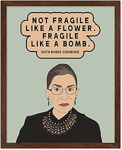 Amazon.com: Poster Master Fragile Like A Bomb Poster - Ruth Bader ...