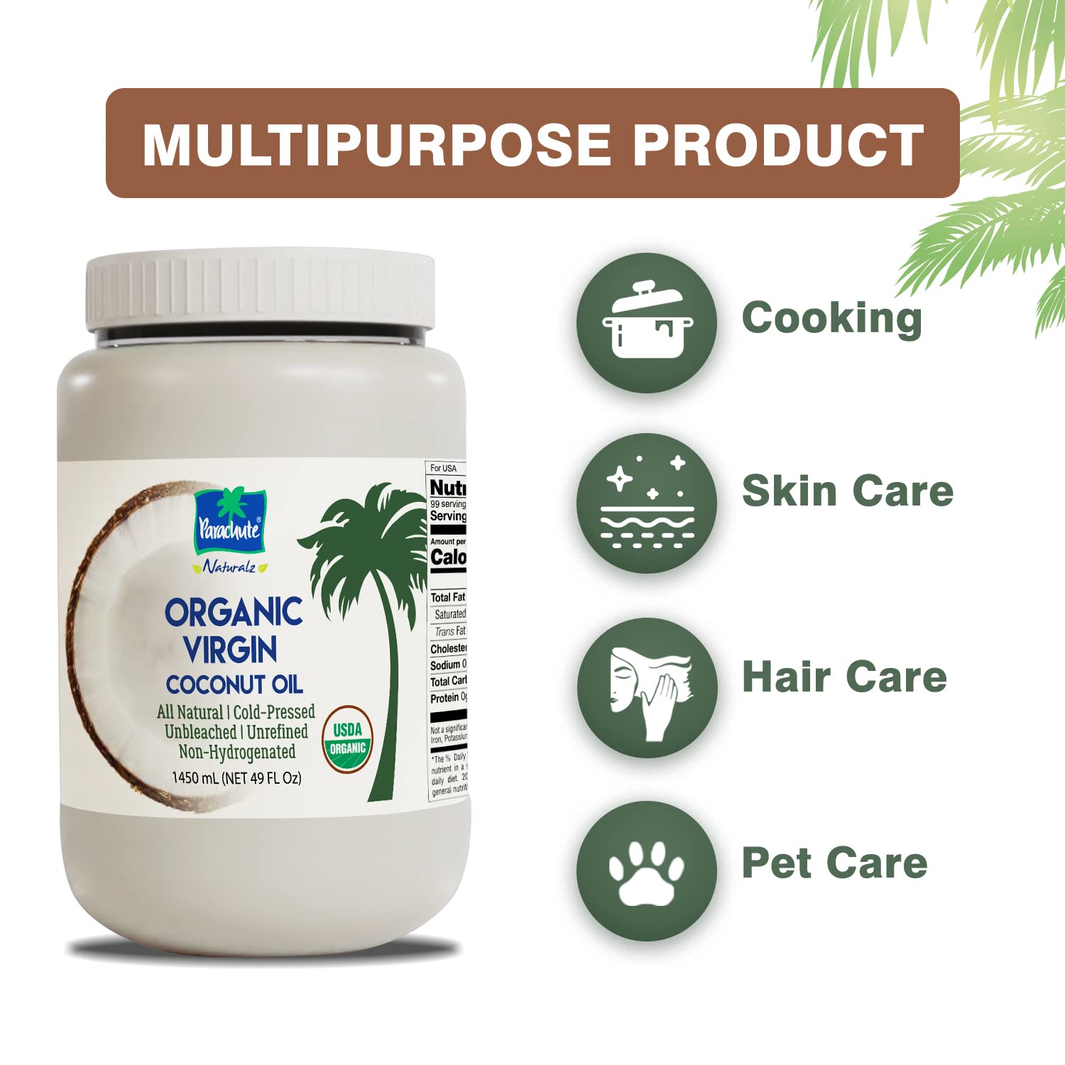 Snapklik.com : Parachute Naturalz Virgin Coconut Oil 100% Organic ...