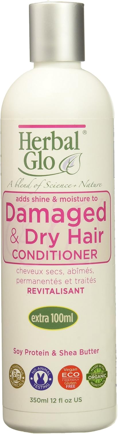 Amazon.com: HERBAL GLO Dry & Damaged Conditioner, 0.02 Pound : Beauty ...