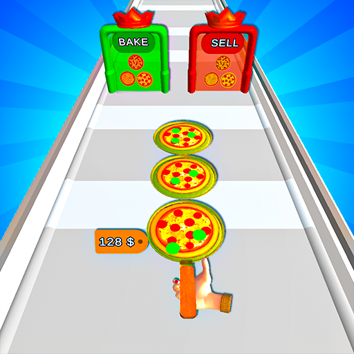 Pizza Run Long Stack Rush Pizza Maker 3D: Run and Collect Ingredients ...
