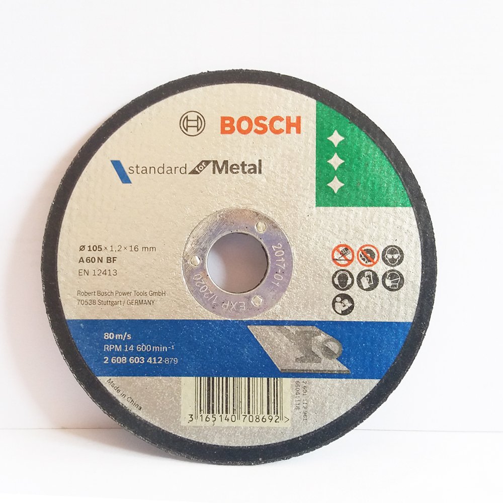 Bosch AG4 CUTTING DISC - 4 - 105 X 1.2 X 16 MM -10 Nos : Amazon.in ...