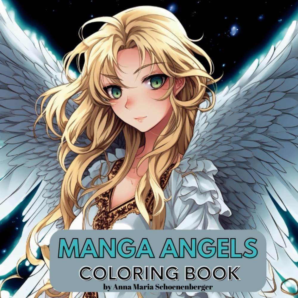 Amazon.com: MANGA ANGELS Coloring Book: 9798390153475: Schoenenberger ...