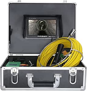Pipe Inspection Camera 7-Inch Industrial Endoscope, 145 ° 17Mm Drainage ...
