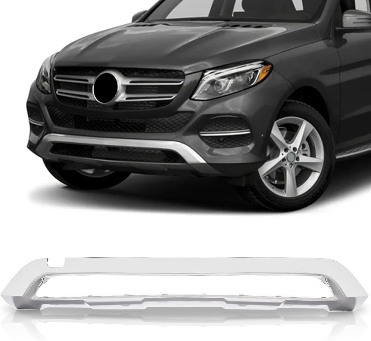 Amazon.com: Partsflow Front Chrome Lower Grille Trim Molding Compatible ...