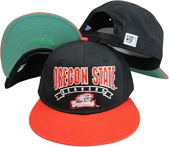 Amazon.com : Oregon State Beavers Black/Orange Snapback Adjustable ...