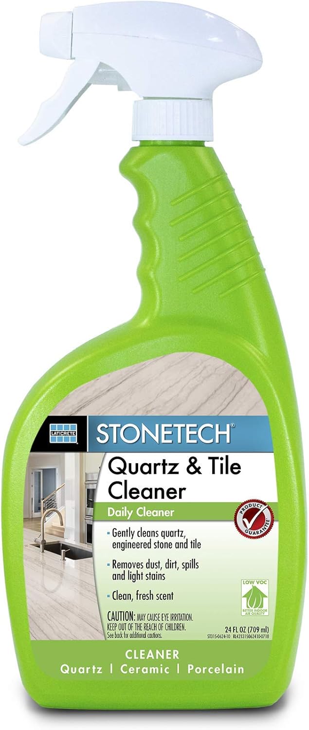Amazon.com: STONETECH Quartz & Tile Cleaner, 24OZ (709ML) Spray Bottle ...