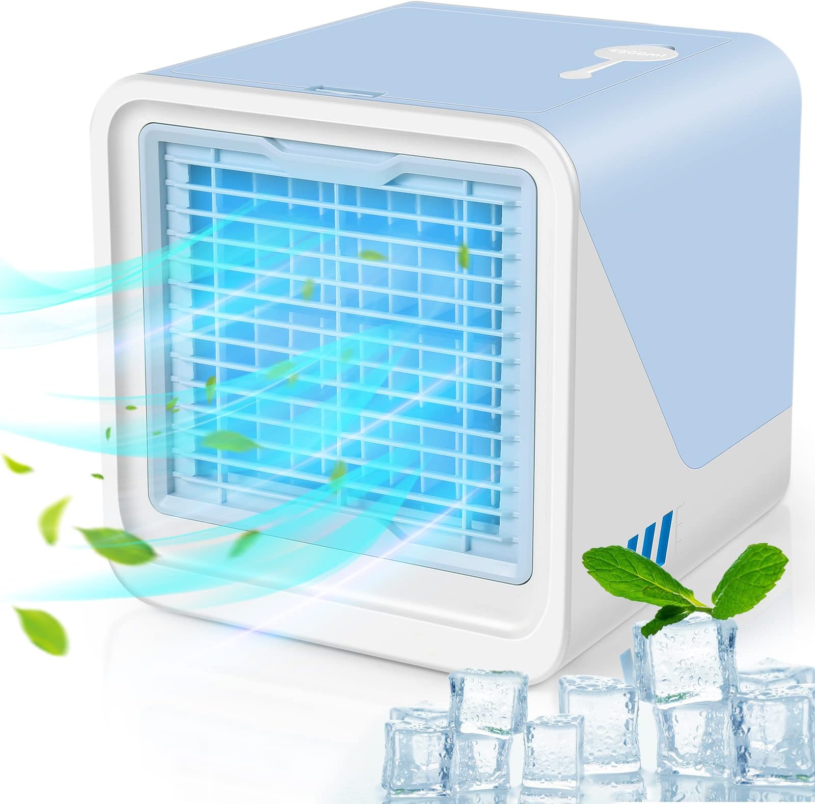 Portable Air Conditioner, Personal Cooler Fan, 3 in 1 Evaporative With ...