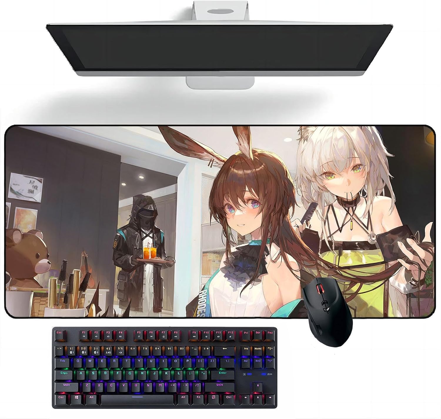 Amazon.com: ZEKYGPP Anime Mouse pad Anime Mouse Pads Deskmat Keyboard ...