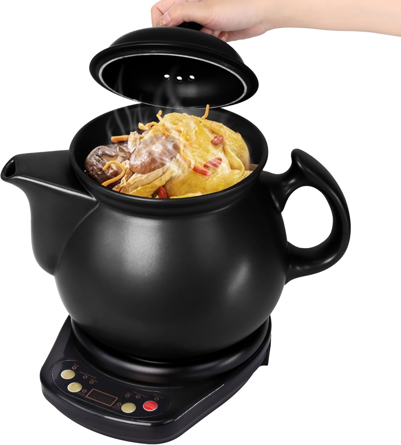 Amazon.com: Electric Chinese Medicine Cooking Pot, 5L Household Ceramic ...