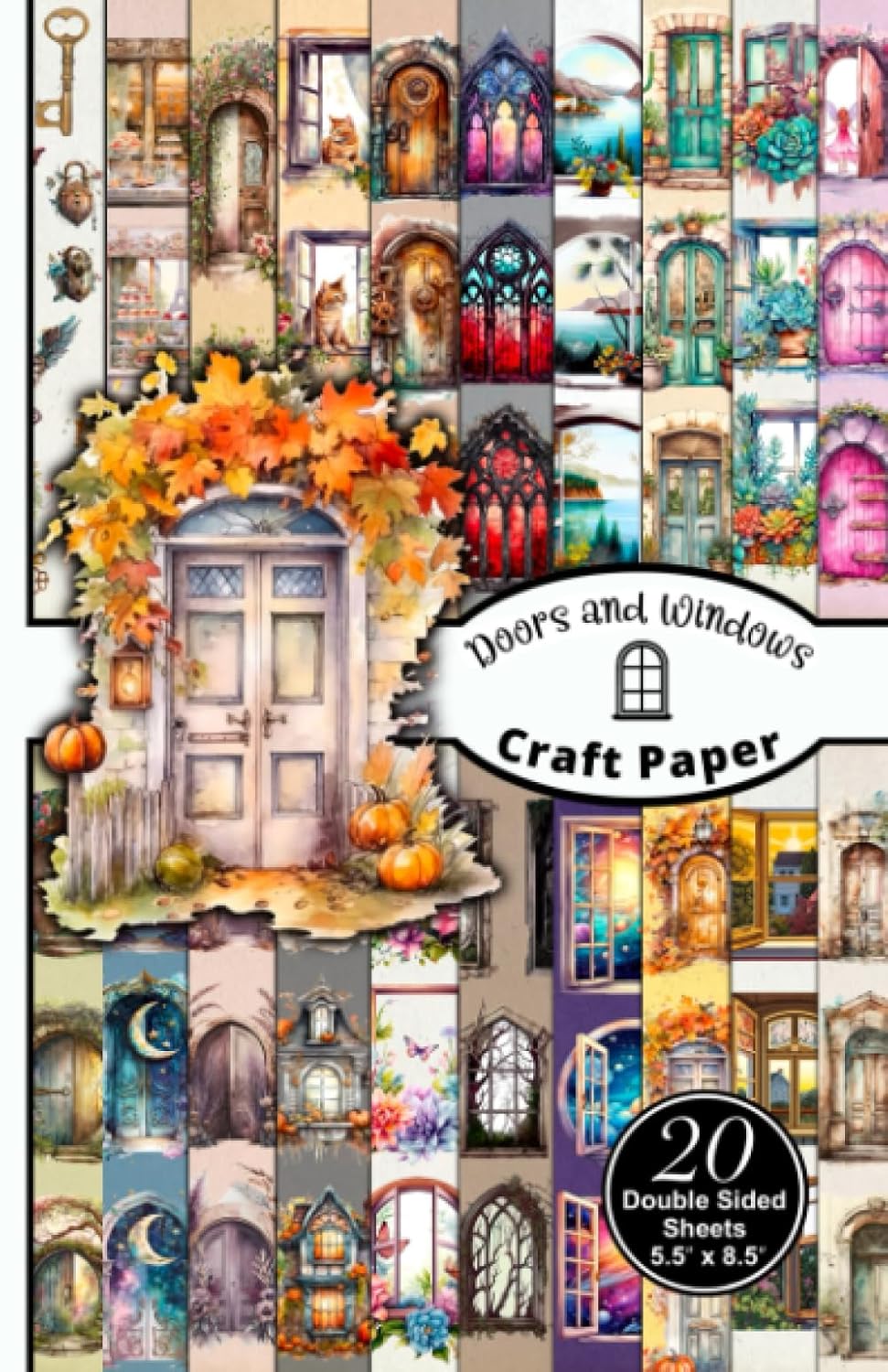 Doors and Windows Craft Paper: Decorative Scrapbook and Craft Paper. 5. ...