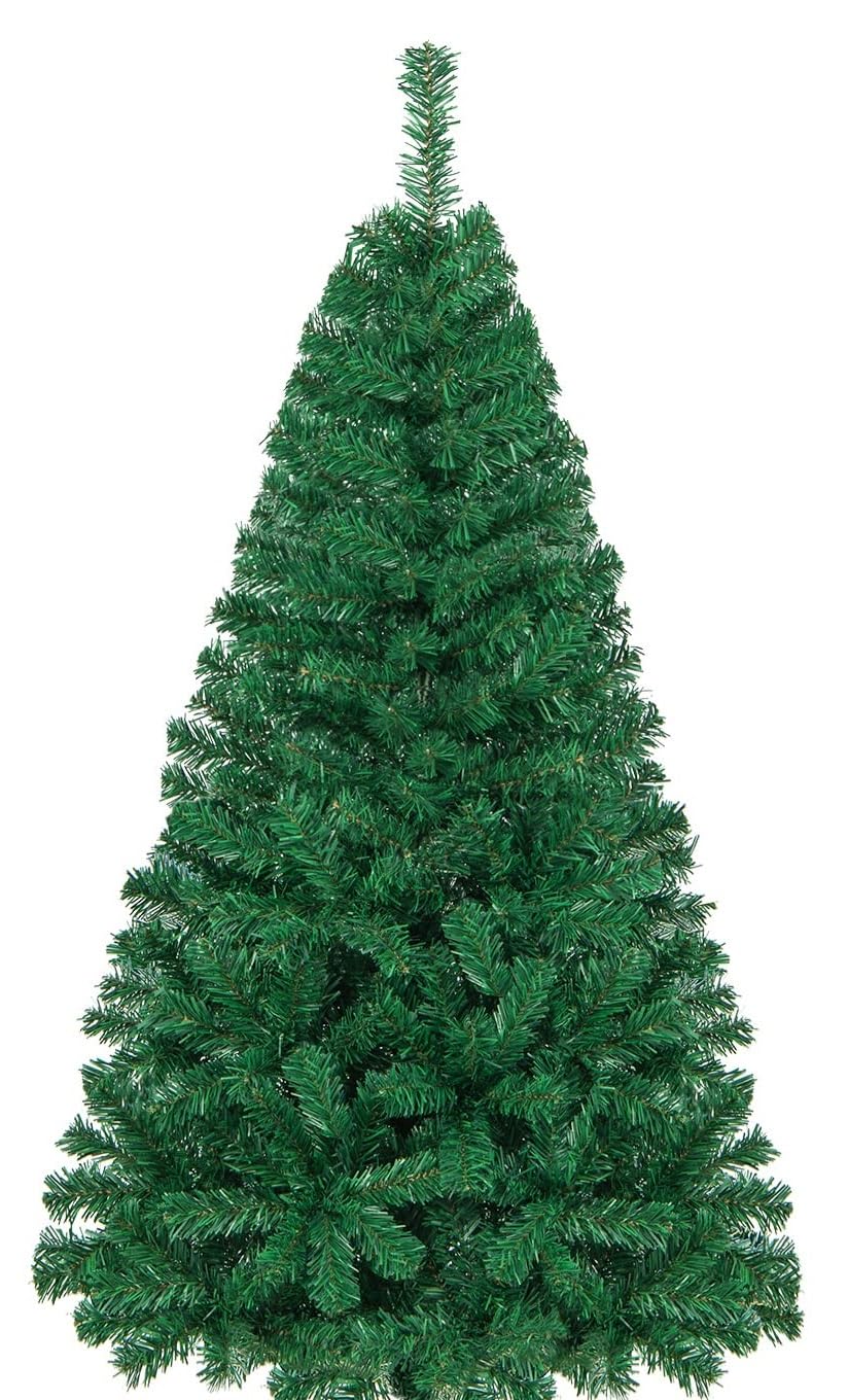 Amazon.com: HAPPYGRILL 5 FT Unlit Artificial Christmas Tree, Luxuriant ...