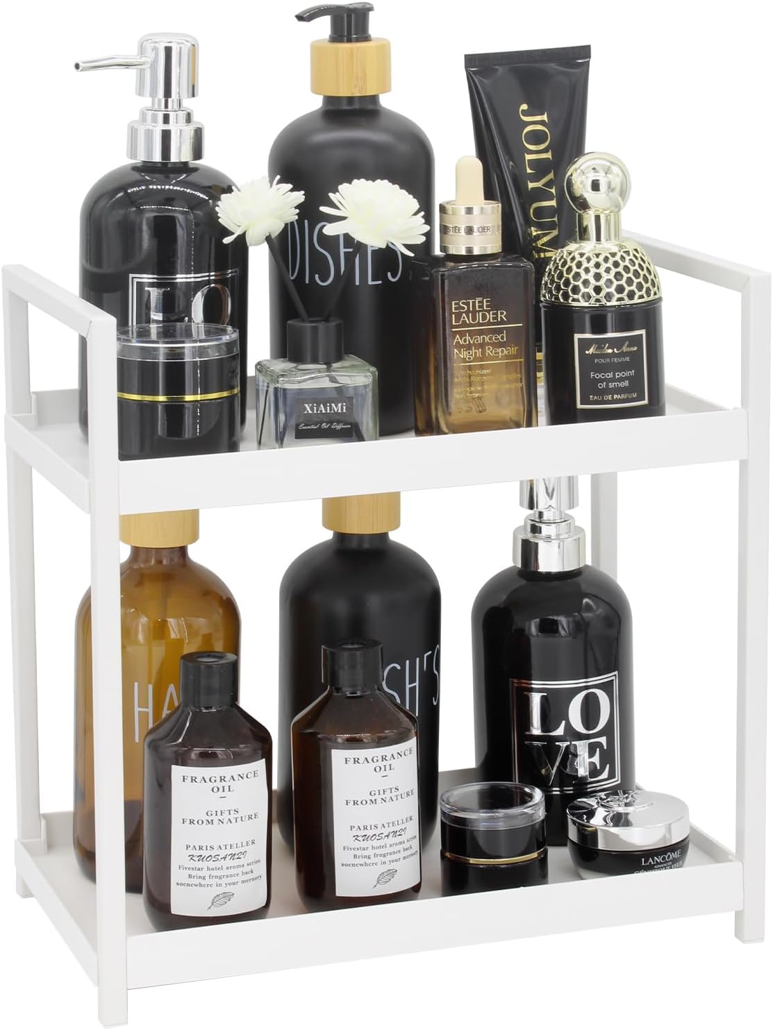 Amazon.com: Jofuas 2-Tier Countertop Organizer for Bathroom – Cosmetic ...