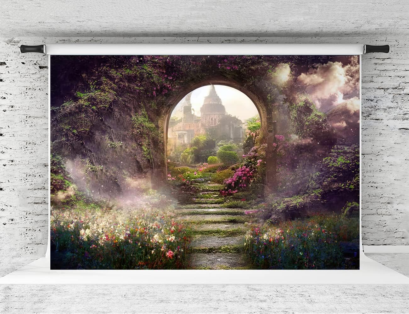 Amazon.com : Kate Spring Backdrop for Photography Outdoor Castle Photo ...