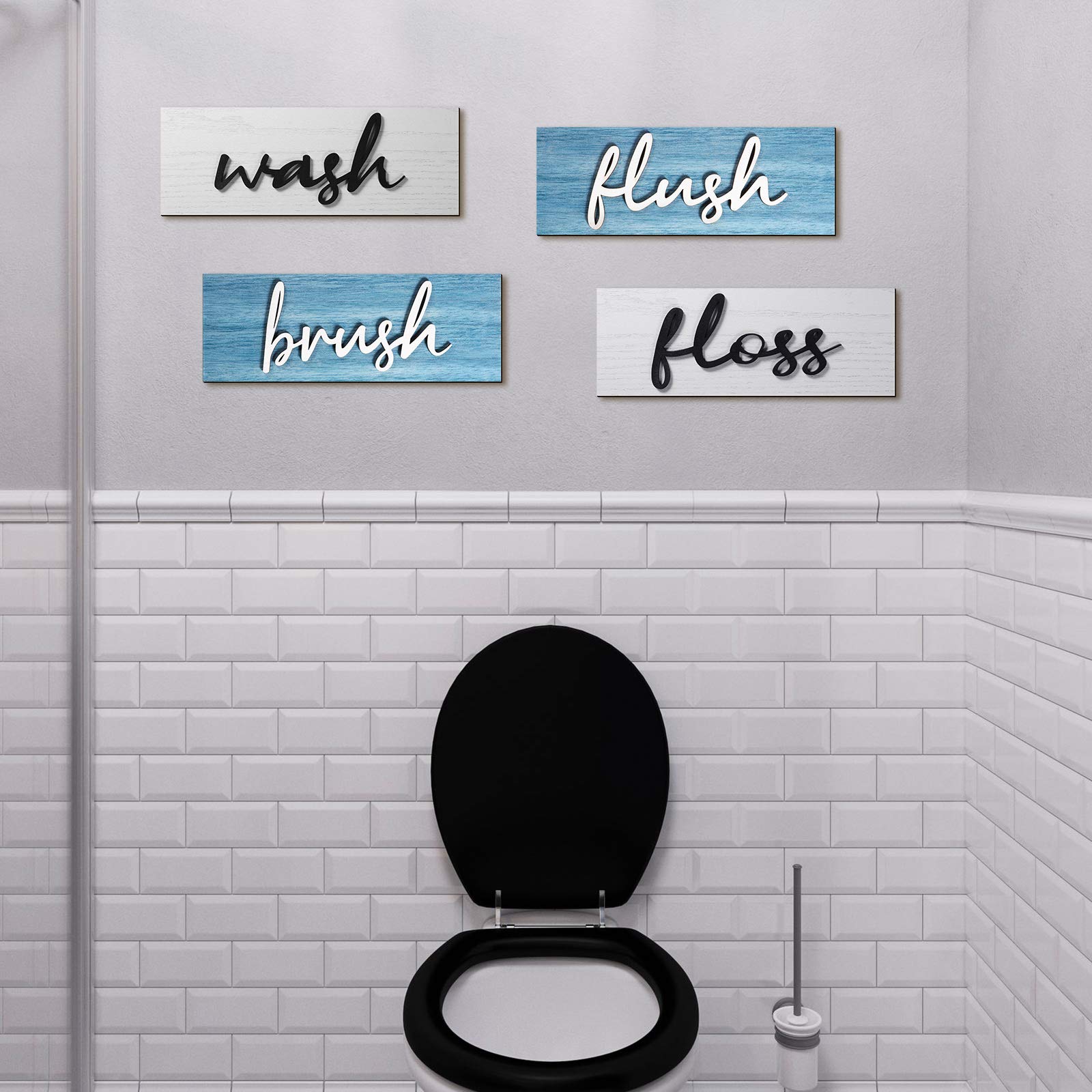 Primitive Bathroom Signs