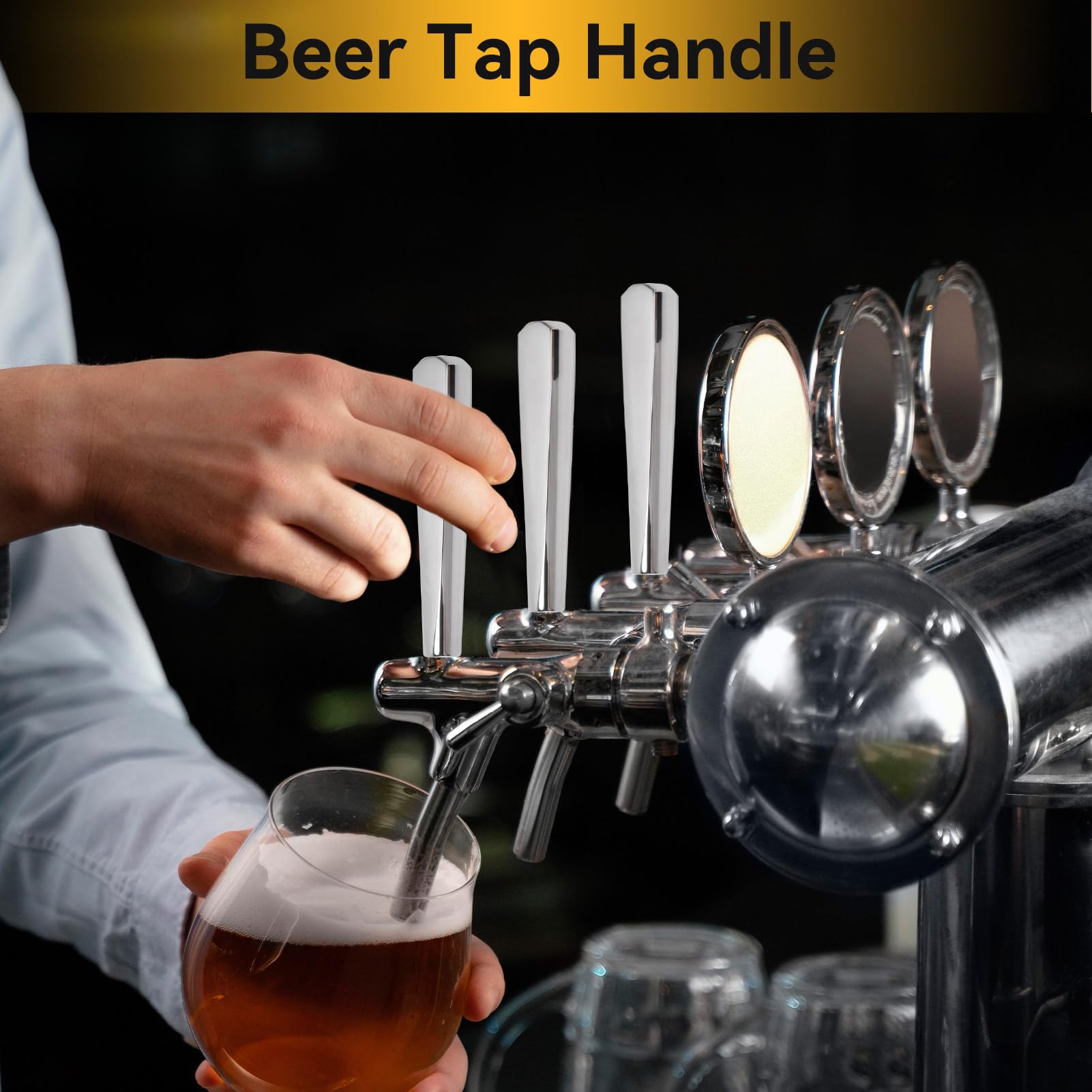 Kegerator Parts MRbrew Beer Tap Handle 2 PCS, Upgraded Beer Faucet ...