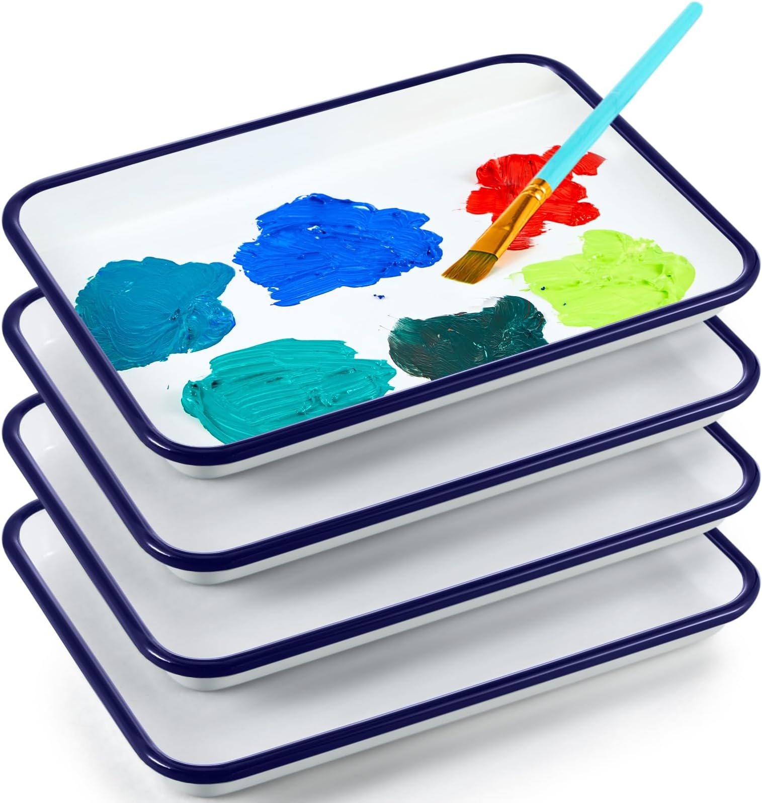 Amazon.com: Creative Mark Butcher Tray Palette - Triple coated Enamel ...