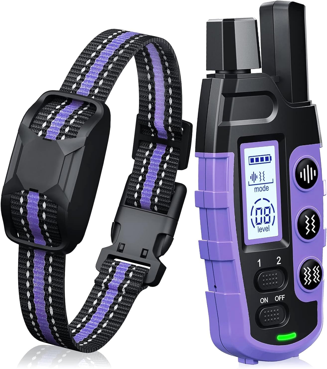 Dog Training Collar with 3300Ft Remote Range, 3 Training Modes Sound ...