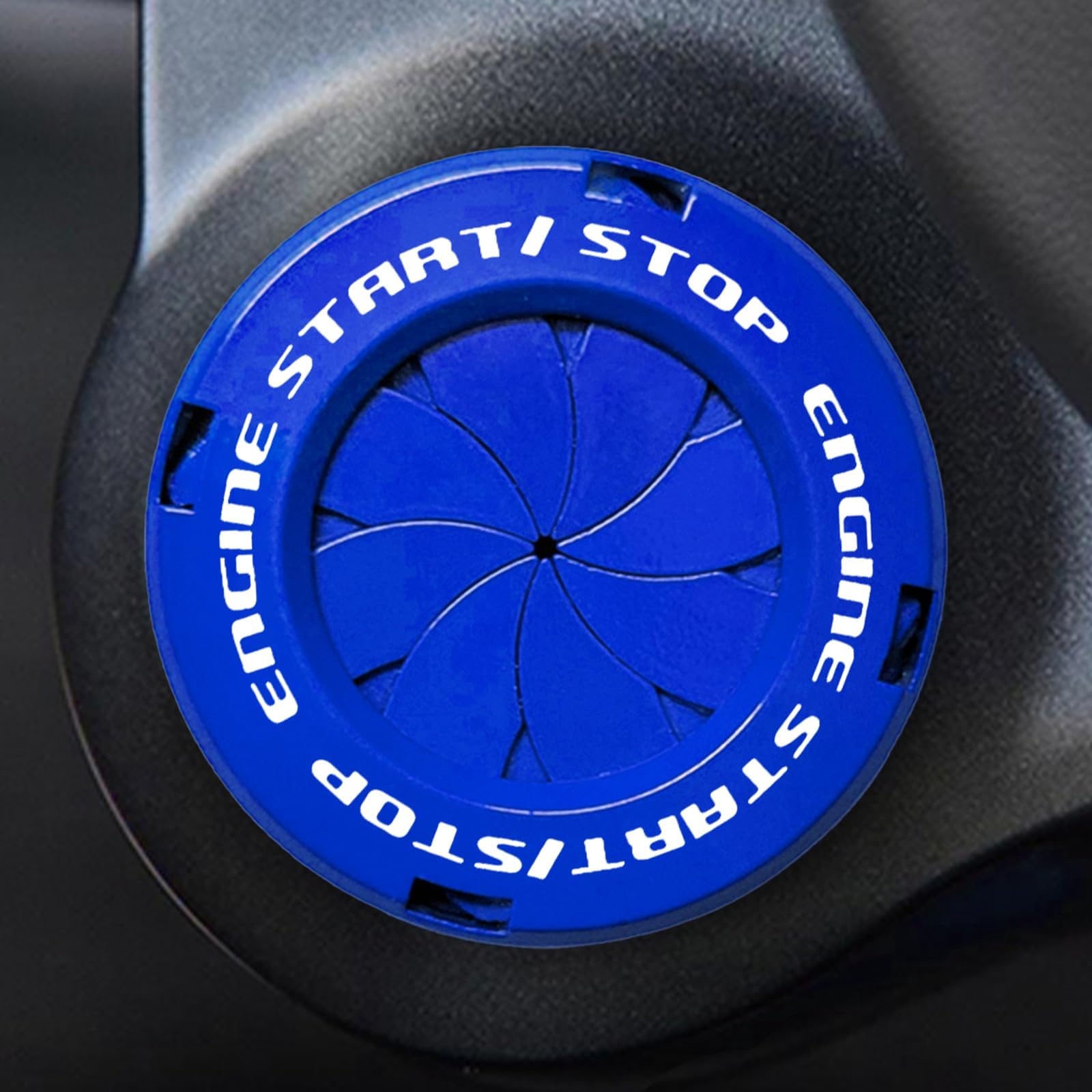 Amazon.com: Arwrilt Car Push Start Button Cover, Carbon Fiber Engine ...