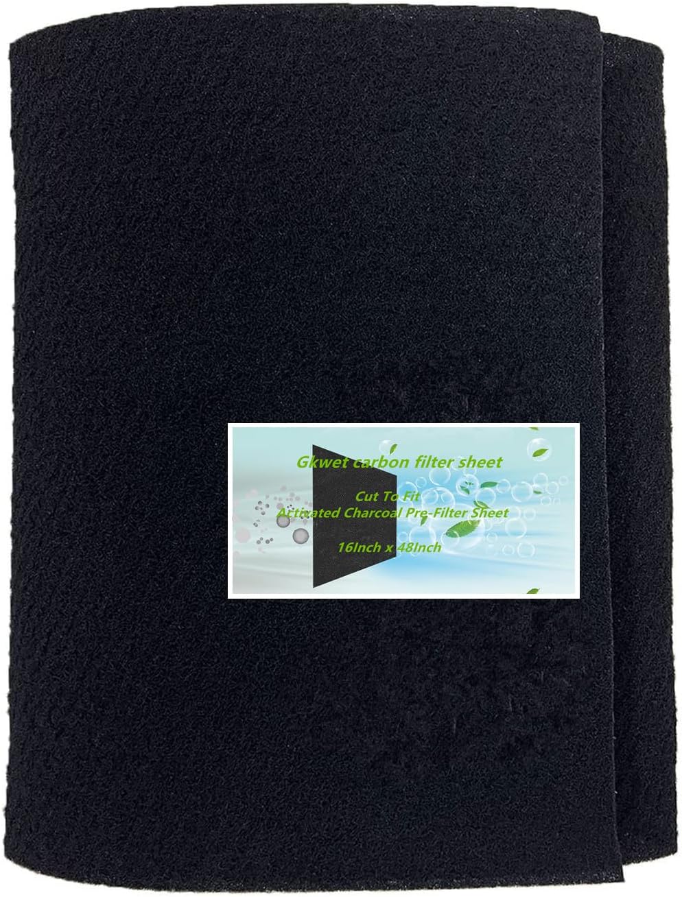 Amazon.com: Gkwet 16 x 48 Inch Cut-to-Fit Activated Carbon Filter Sheet ...