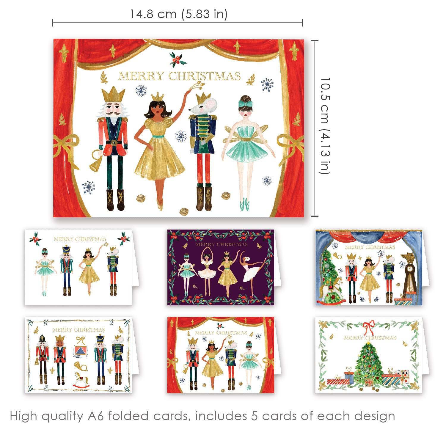Ruby Ashley Charity Christmas Cards – Pack of 30 Xmas Cards. Quality ...