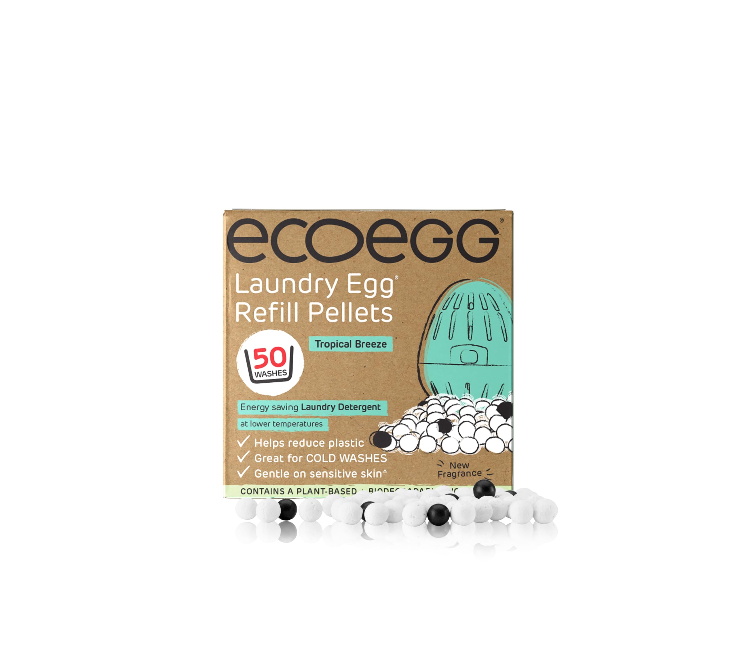 Ecoegg Laundry Egg Refill Pellets | Detergent and Fabric Softener ...