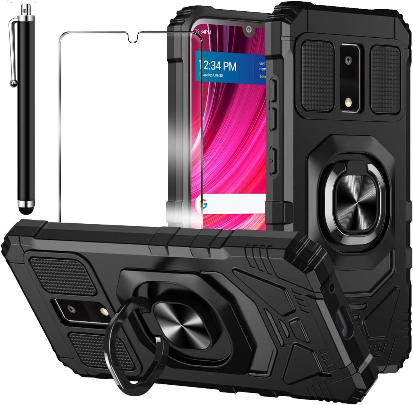 Amazon.com: Mocotto for BLU View 4 Phone Case with Tempered Glass ...