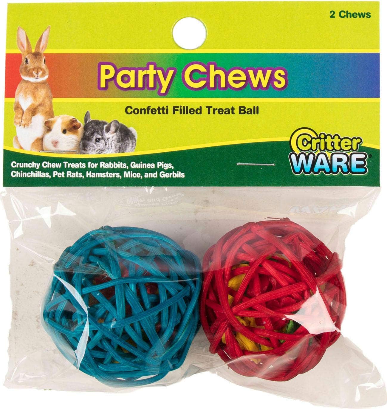 Amazon.com : Ware Manufacturing Critter Party Chew Balls : Pet Supplies