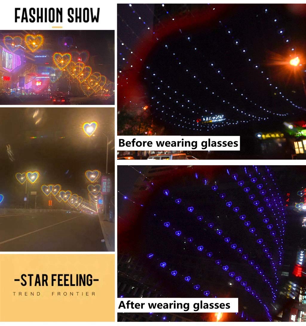 Heart Effect Diffraction Glas...B08ZHH3JZ3 | Encarguelo.com