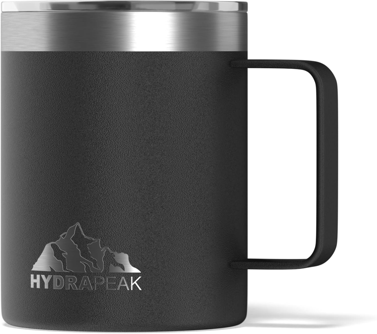 Amazon.com: Hydrapeak 14oz Insulated Coffee Mug with Handle, Stainless ...