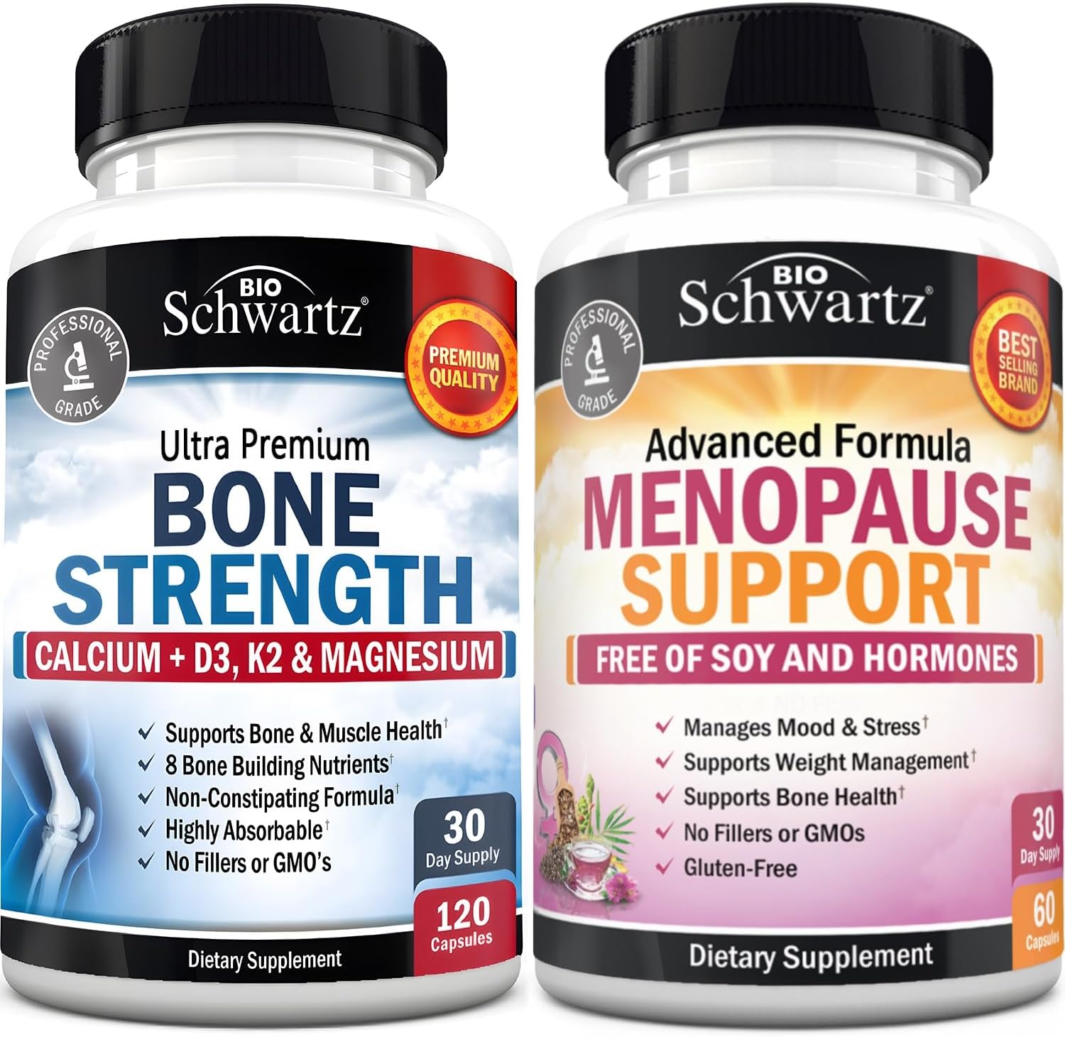 Amazon.com: BioSchwartz Herbal Menopause Supplement with Black Cohosh ...