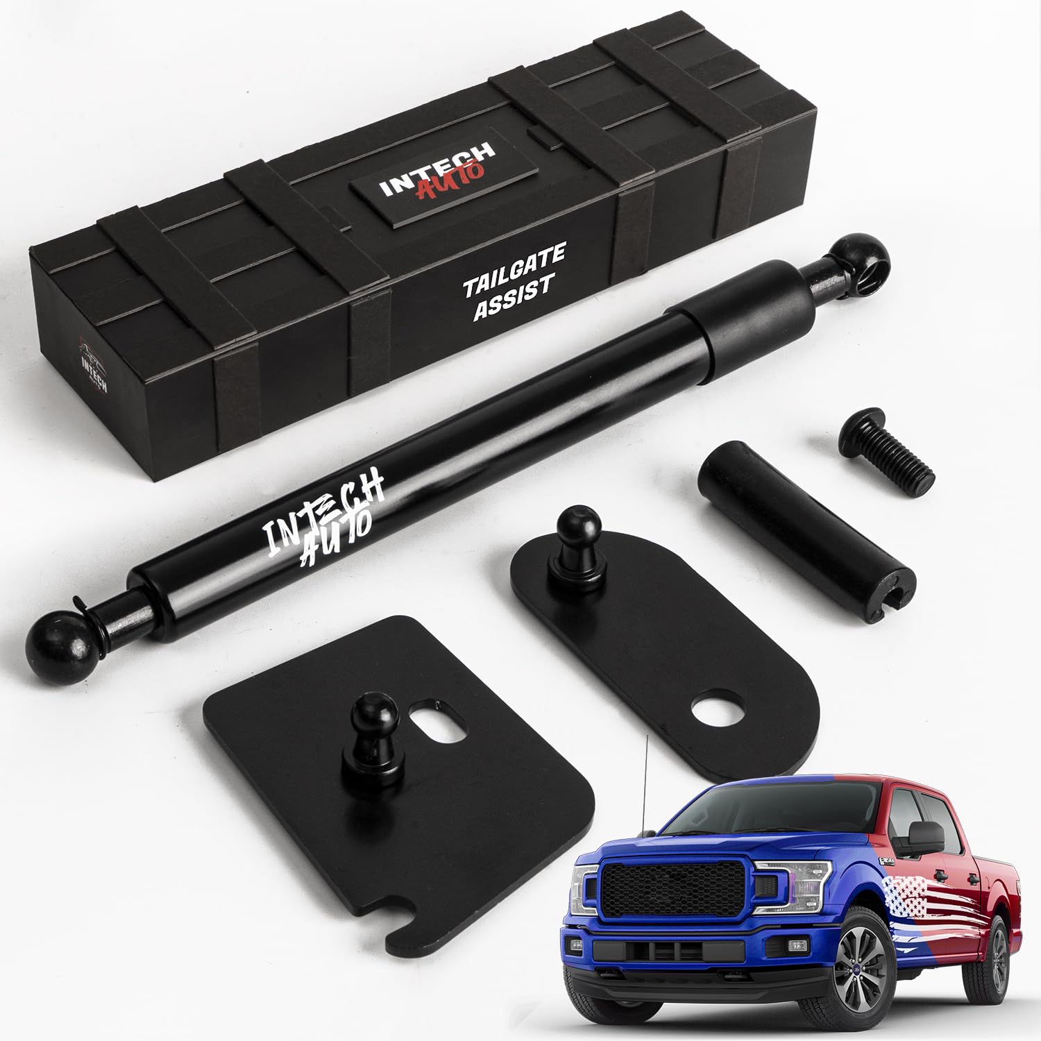Amazon.com: InTech Auto Truck Tailgate Assist Accessories for 2015-2024 Ford F-150 : Automotive