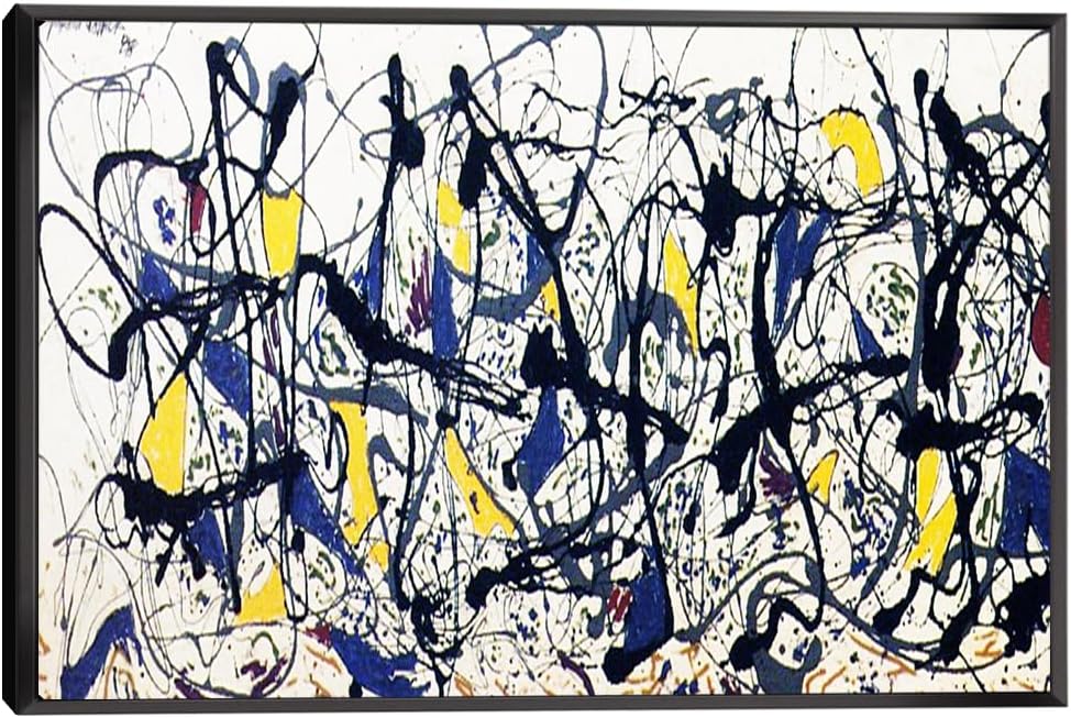 Amazon.com: Jackson Pollock Painting Abstract Wall Art Summertime ...