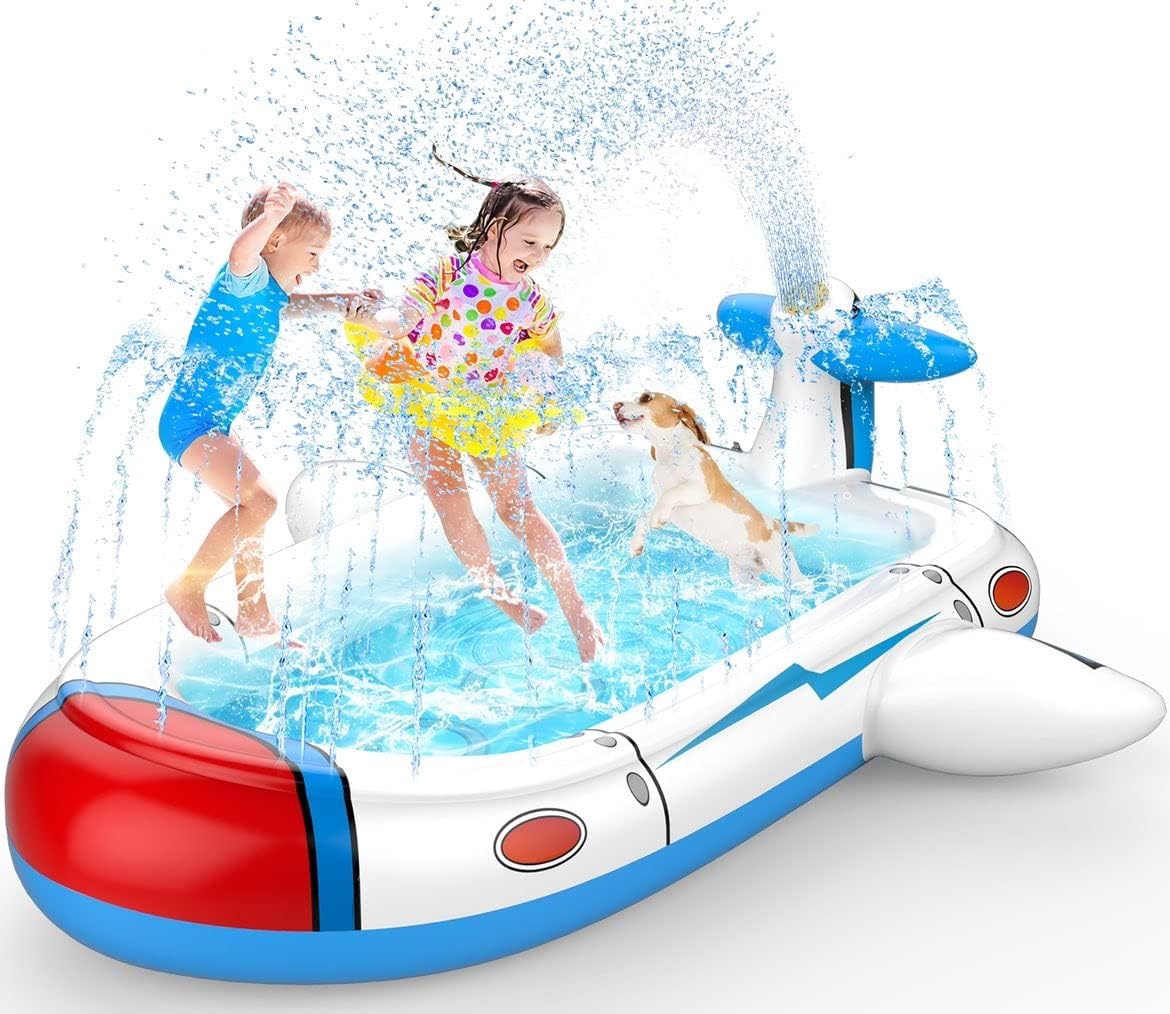 Amazon.com: Intex 100" x 77" Inflatable Ocean Play Center Kids Backyard ...