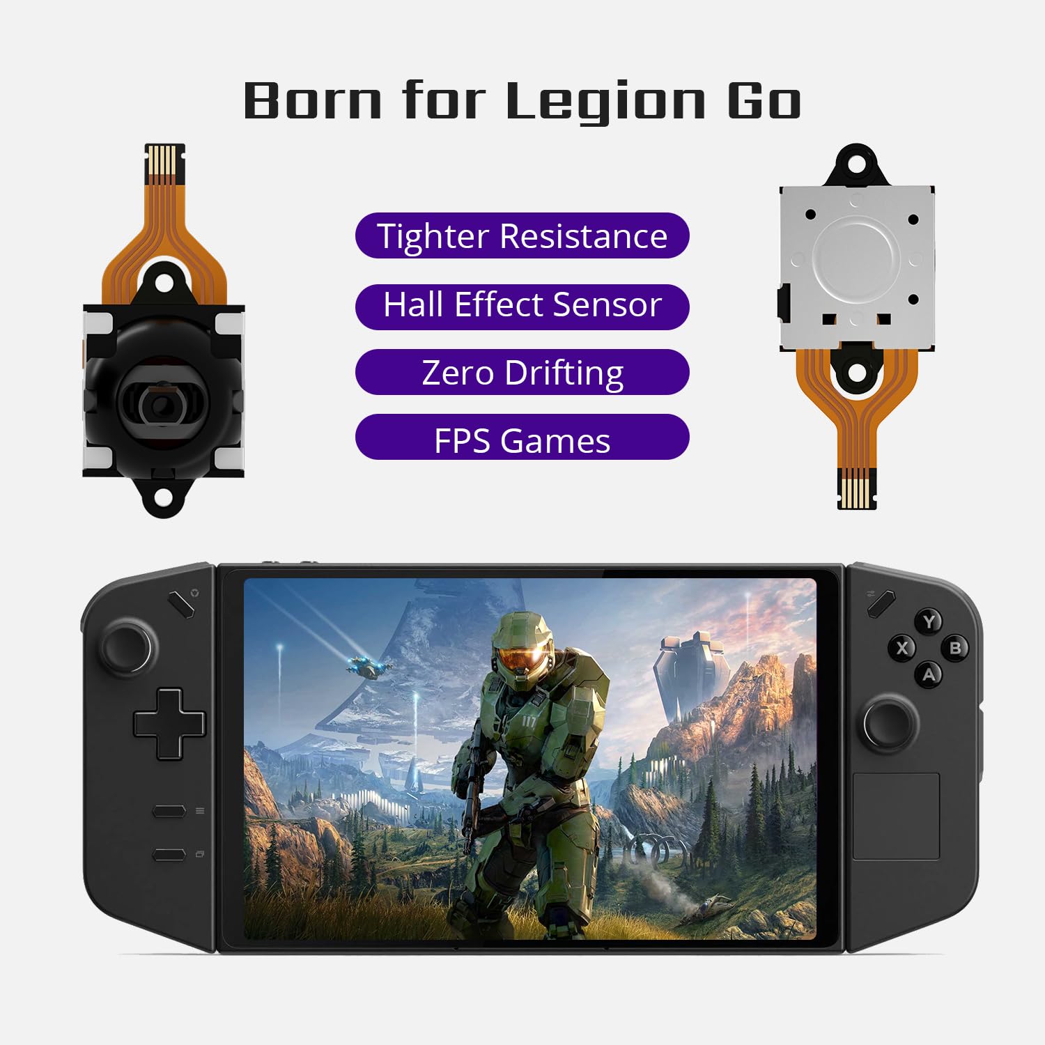 Tighter Hall Joystick for Legion Go, Lenovo Legion Go Accessories ...