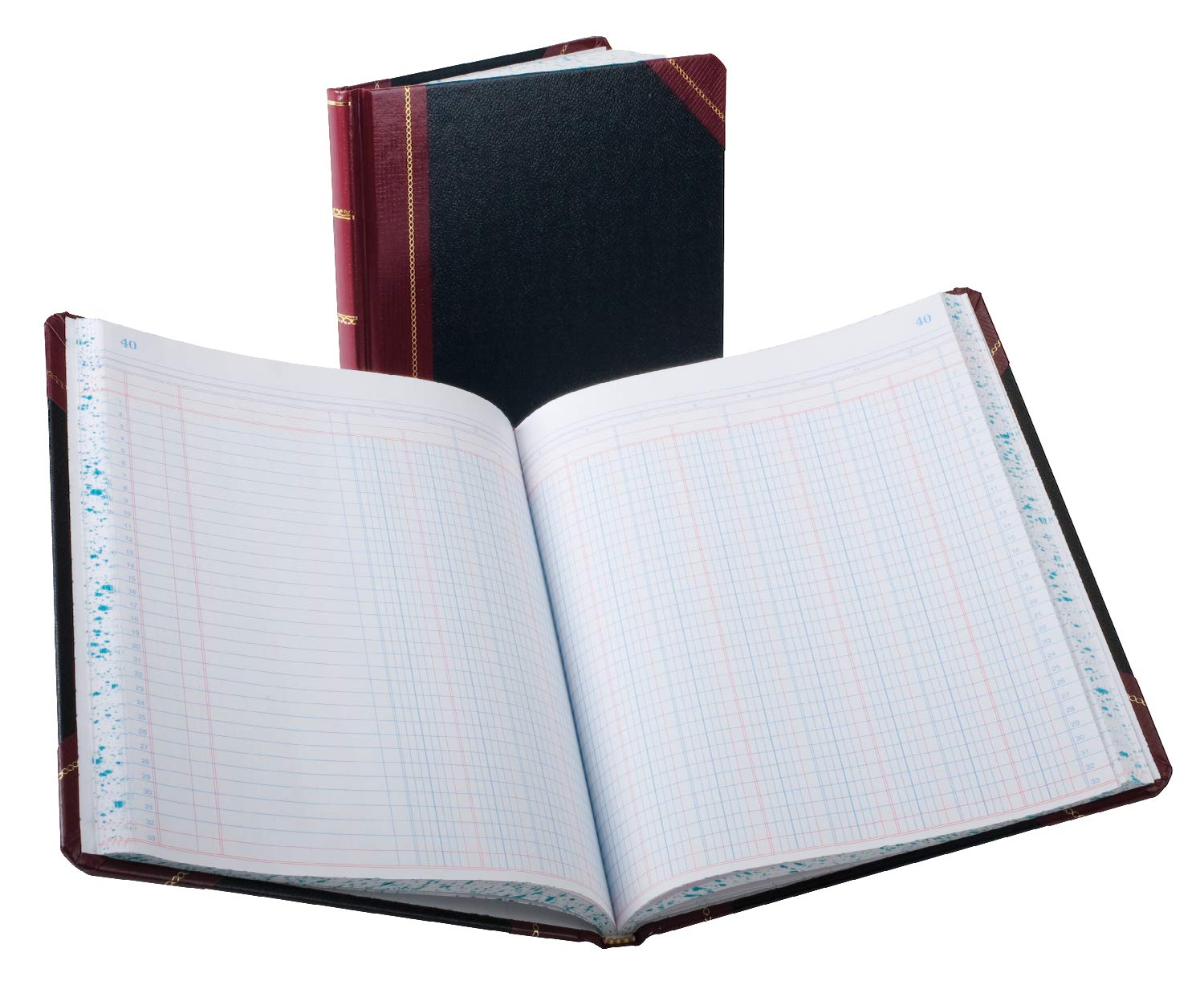 Boorum & Pease Bound Columnar Book, 12-Column, 2-Page Form, 150 Pages ...