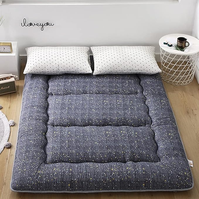 LLLZM Colchón Futon Japones Plegable,Futon para Dormir Suelo,Colchoneta ...