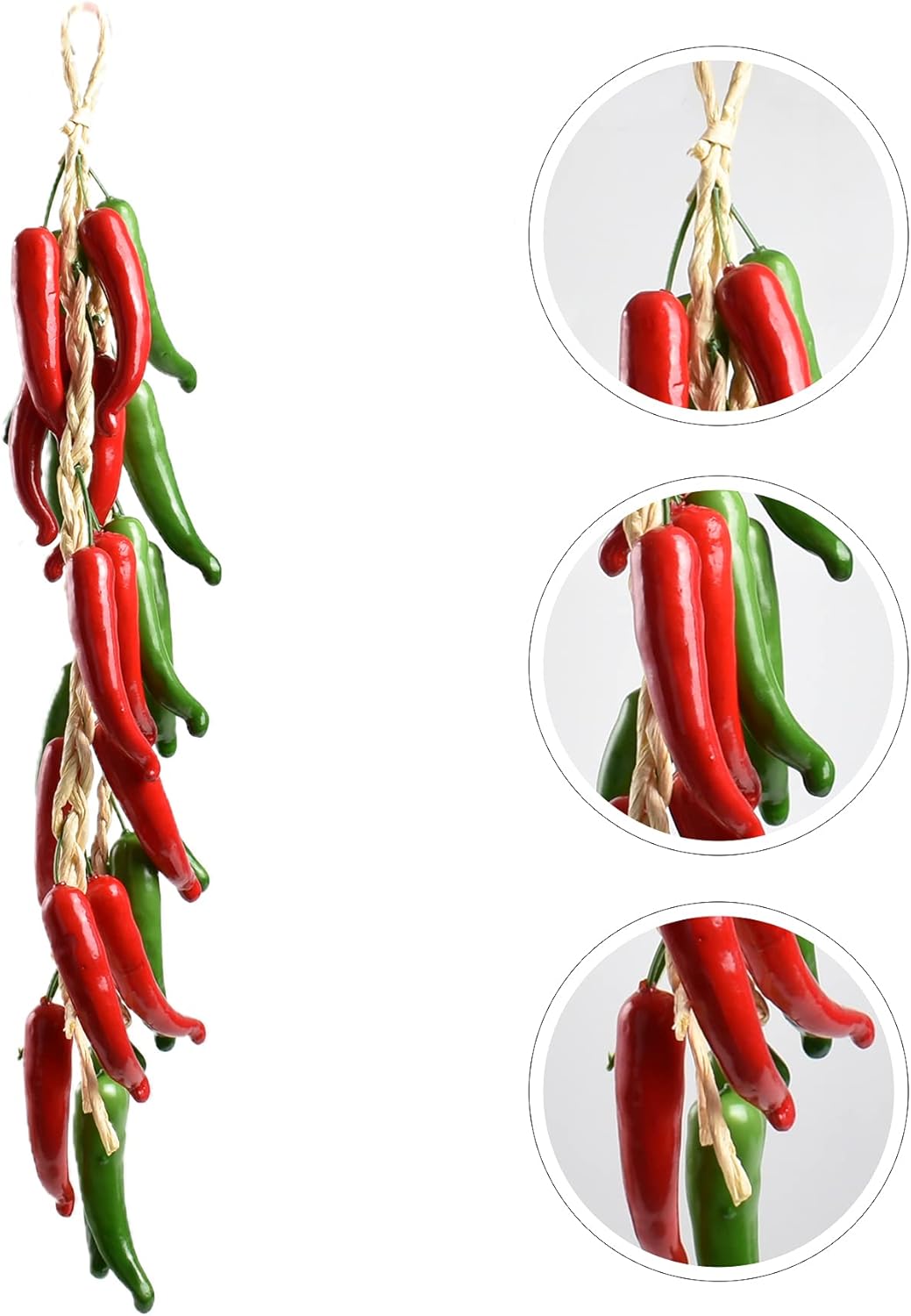 Amazon.com: VIOCIWUO Artificial Hanging Pepper String 2 Sets ...